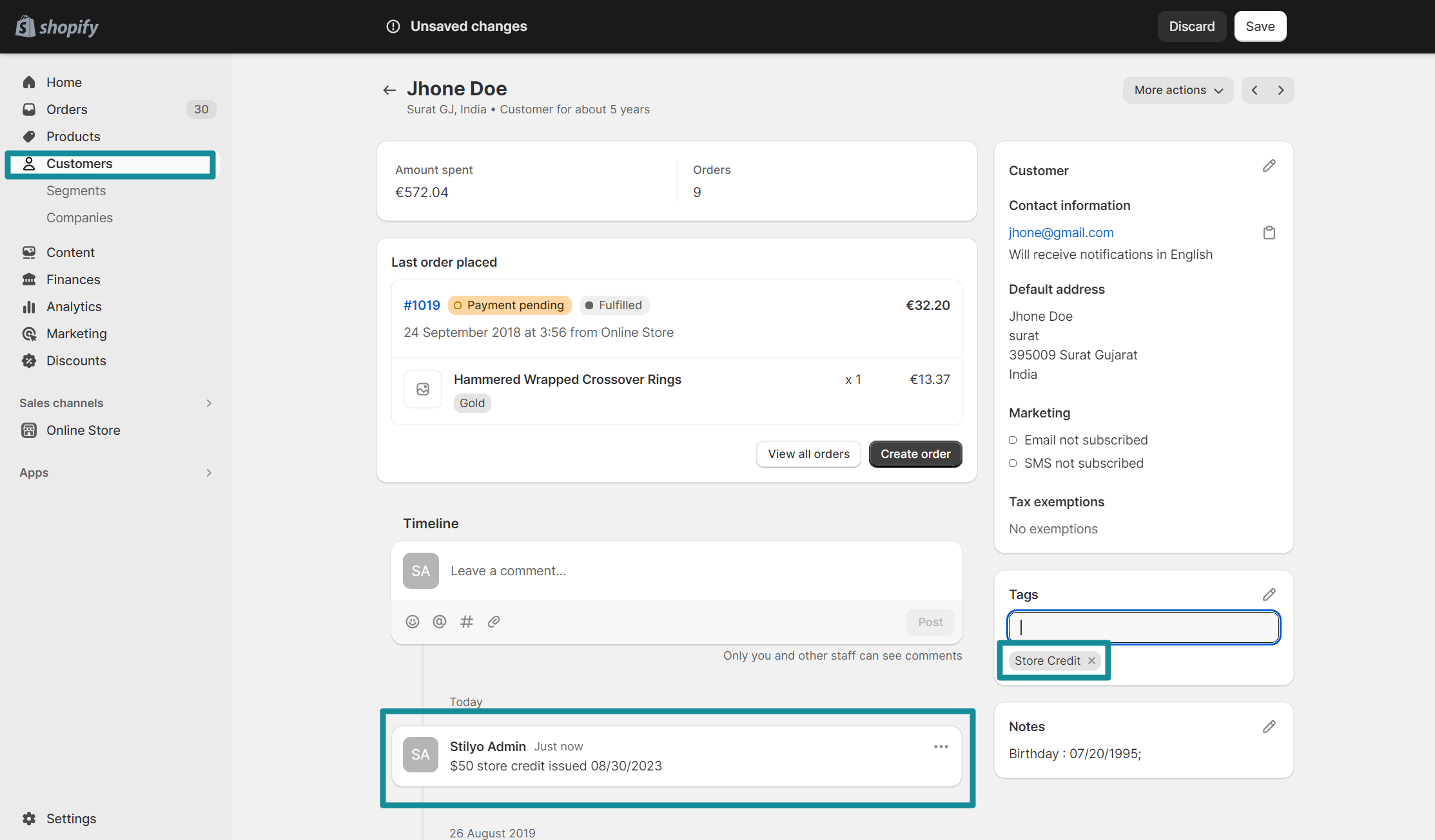 Shopify Help | Shopify Store Credit: How to Issue Credit to Customers